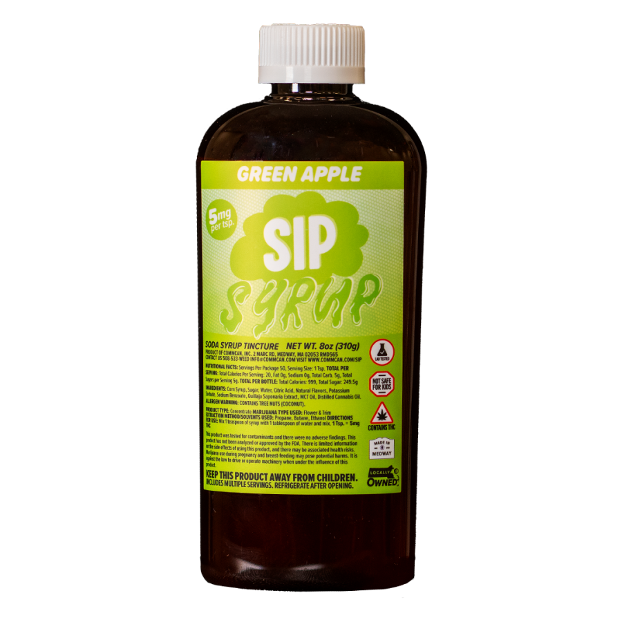 SIP Green Apple Soda Syrup Tincture - CommCan